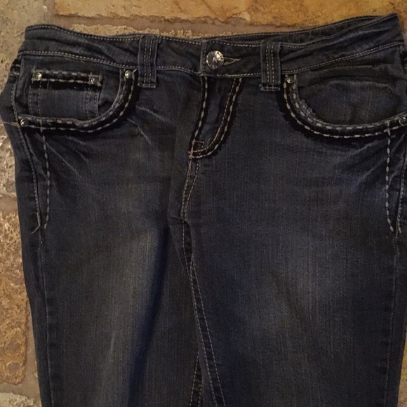 Red Rivet | Jeans | Red Rivet Vintage Medium Rise Jean Greyblk Stitch ...